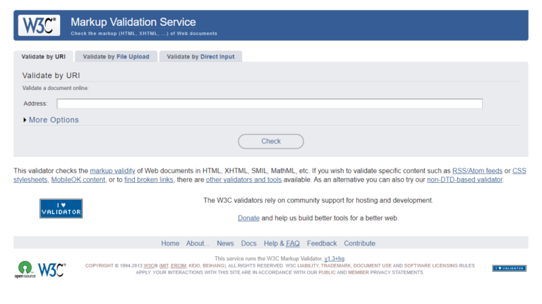 HTML / CSS を検証（チェック）できる無料サービス一覧 | セオリコ